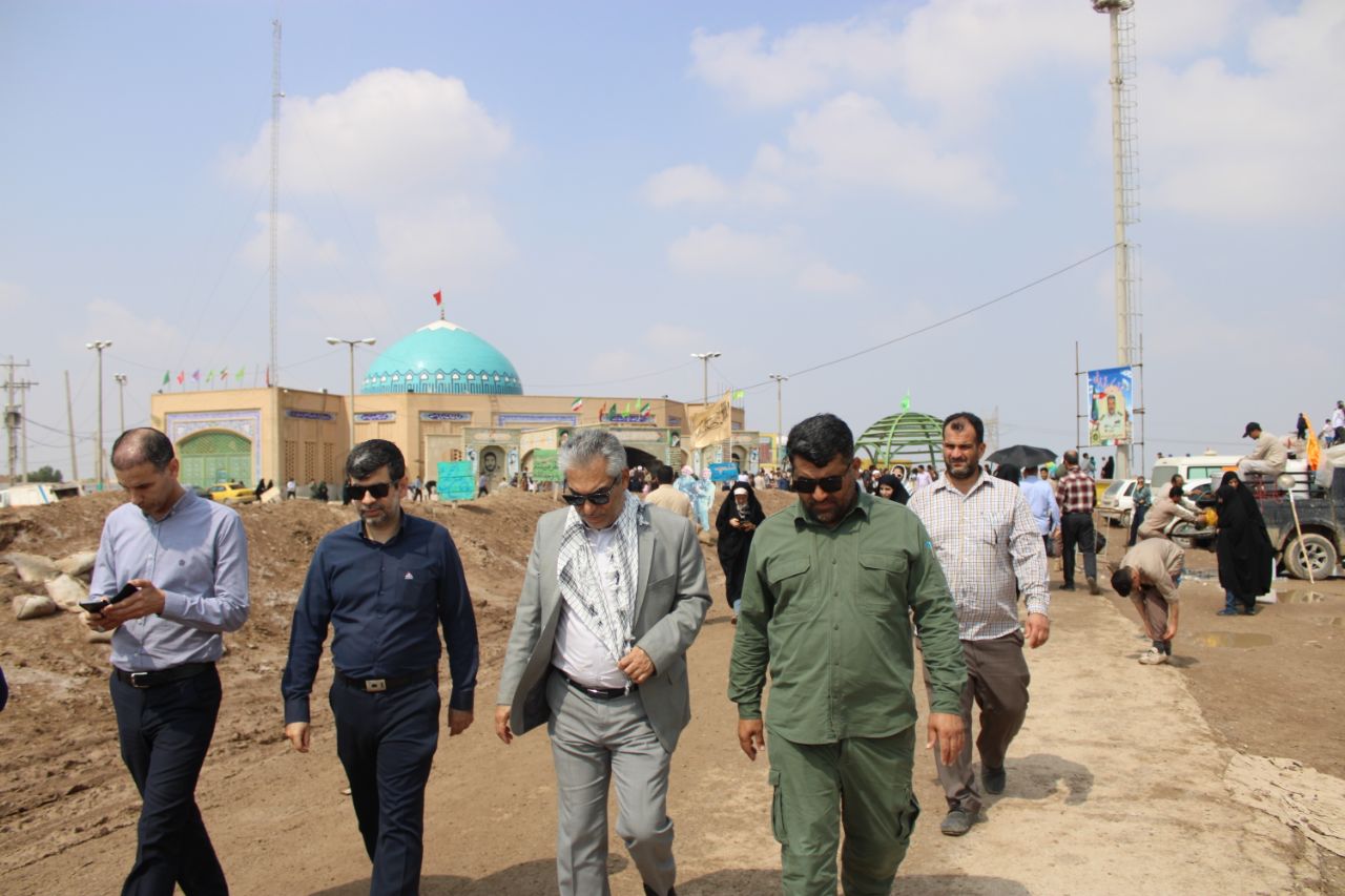 گزارش تصویری حضور مدیرعامل،رییس روابط عمومی و فرمانده پایگاه بسیج شركت